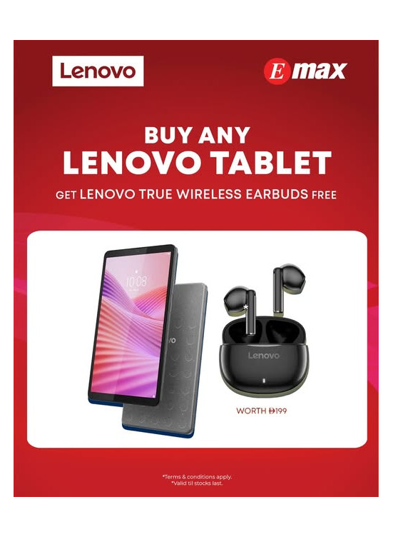 Lenovo Tablet Sale from Emax until 4th December - Emax UAE Offers ...