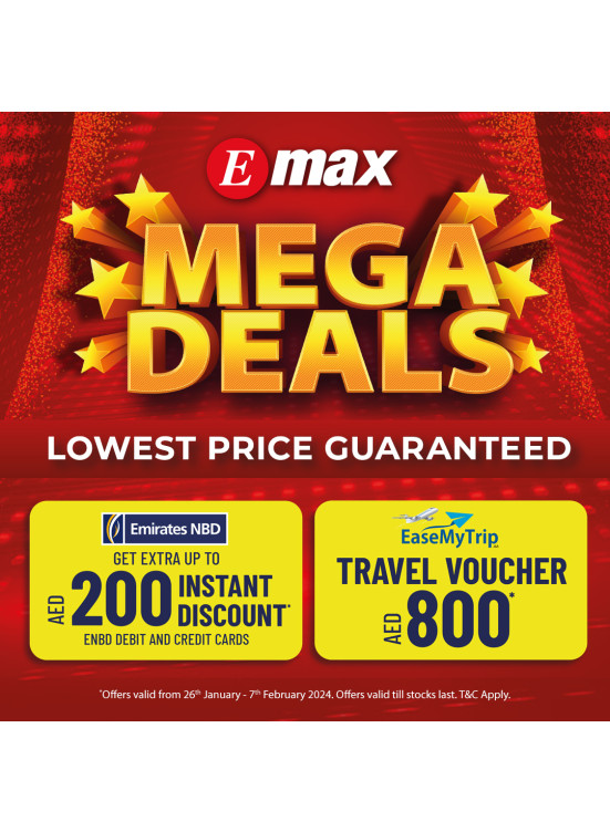 Mega Deals from Emax until 7th February - Emax UAE Offers & Promotions