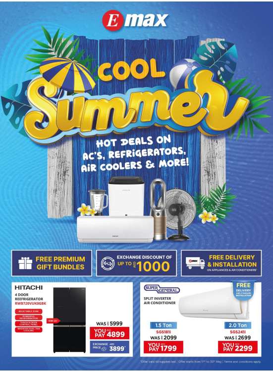 Summer Deals from Emax until 30th May - Emax UAE Offers & Promotions