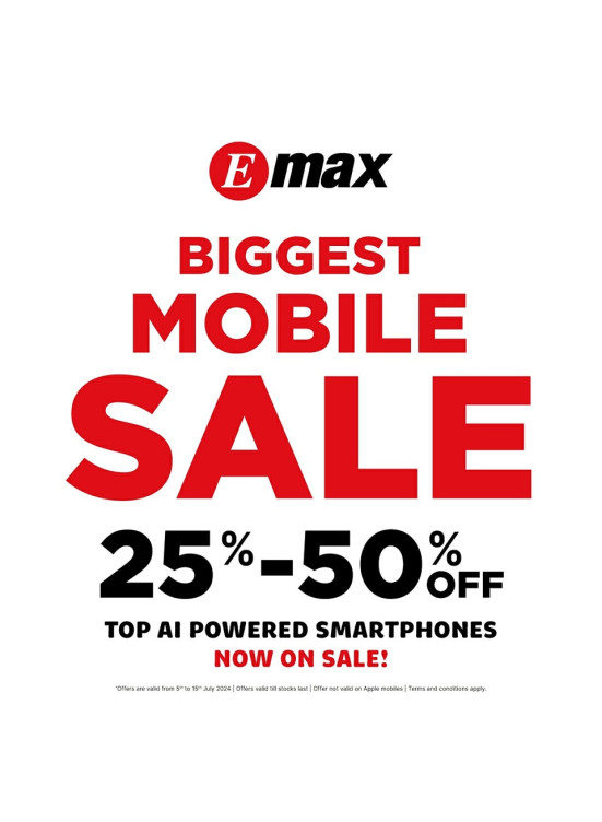 Amazing Sale from Emax until 15th July - Emax UAE Offers & Promotions