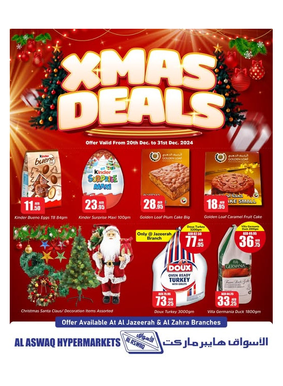 XMAS Deals from RAK National Markets until 31st December - RAK National ...