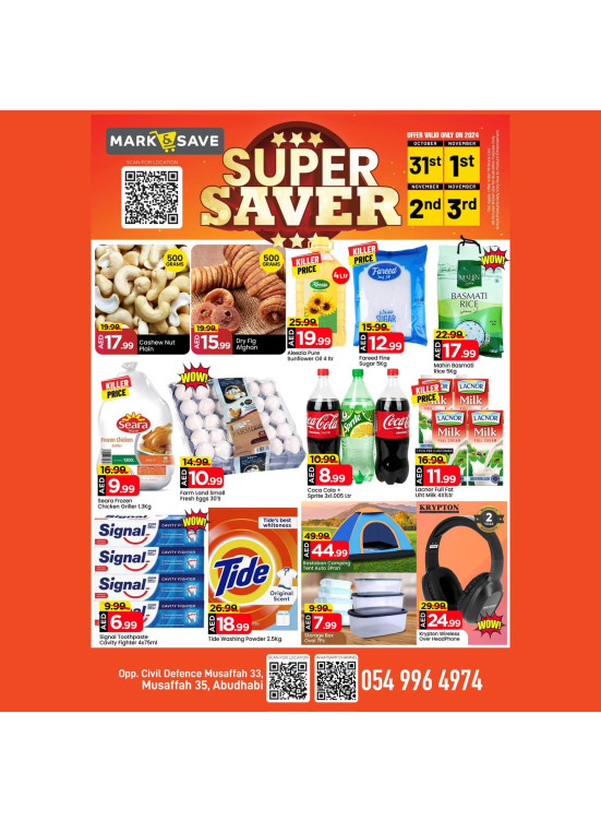 Super Saver - Musaffah, Abu Dhabi from Mark & Save until 3rd November - Mark & Save UAE Offers ...