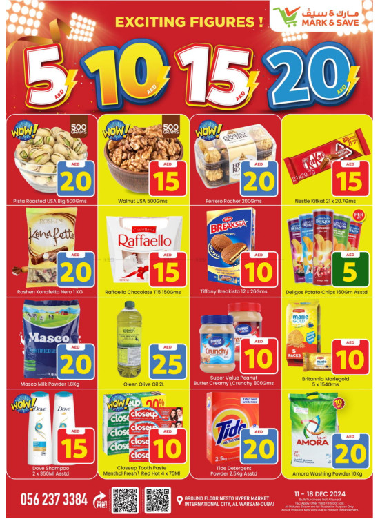 Exciting Figures - Al Warsan, Dubai from Mark & Save until 18th ...