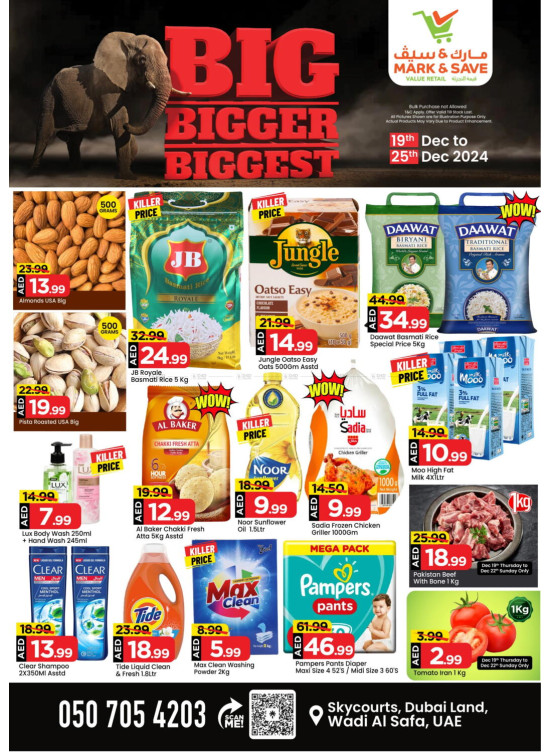 Biggest Deals - Wadi Al Safa, Dubai from Mark & Save until 25th ...