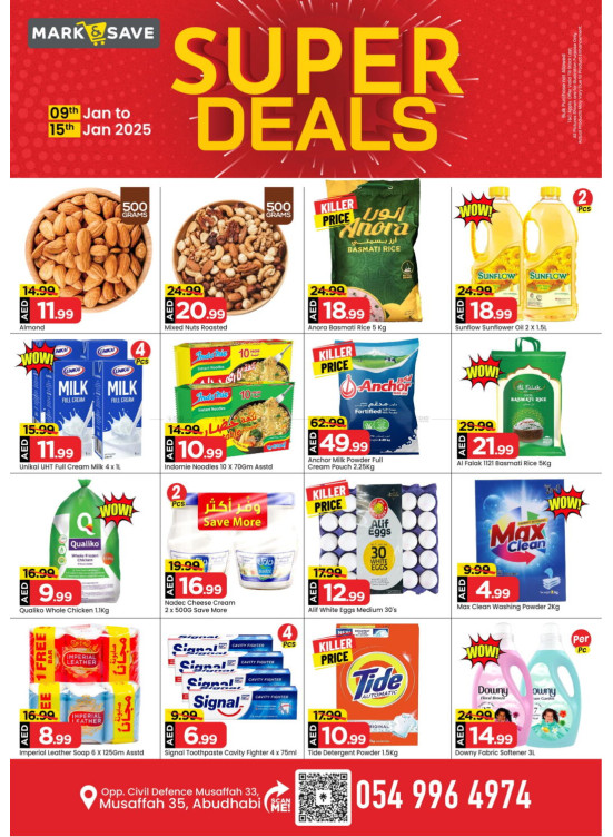Super Deals - Musaffah, Abu Dhabi from Mark & Save until 15th January - Mark & Save UAE Offers ...