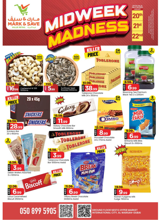 Midweek Madness - Al Warsan, Dubai from Mark & Save until 22nd January ...