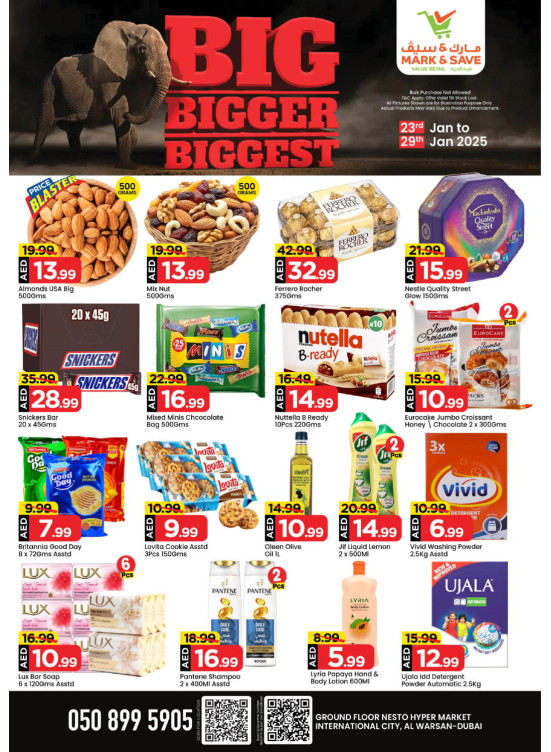 Biggest Deals - Al Warsan, Dubai from Mark & Save until 29th January ...