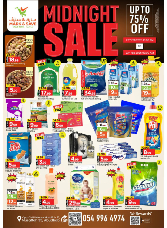 Midnight Sale - Musaffah, Abu Dhabi from Mark & Save until 23rd February - Mark & Save UAE ...