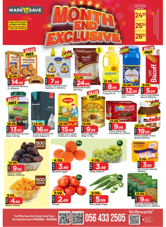 Month-End Exclusive - AL Khalidiyah, Abu Dhabi from Mark & Save until ...
