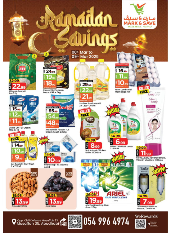 Ramadan Deals - Musaffah, Abu Dhabi from Mark & Save until 9th March - Mark & Save UAE Offers ...
