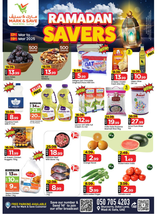 Ramadan Savers - Wadi Al Safa, Dubai from Mark & Save until 19th March ...