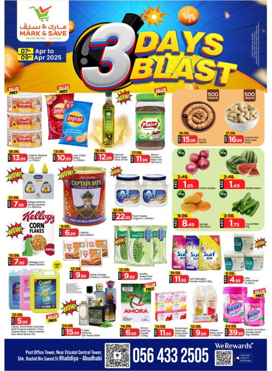 3 Days Blast - AL Khalidiyah, Abu Dhabi from Mark & Save until 9th April - Mark & Save UAE ...