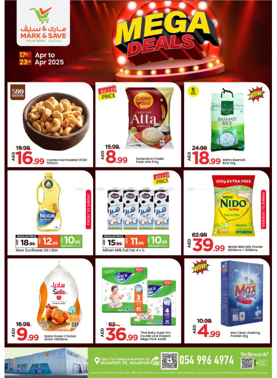 Mega Deals - Musaffah, Abu Dhabi from Mark & Save until 23rd April - Mark & Save UAE Offers ...