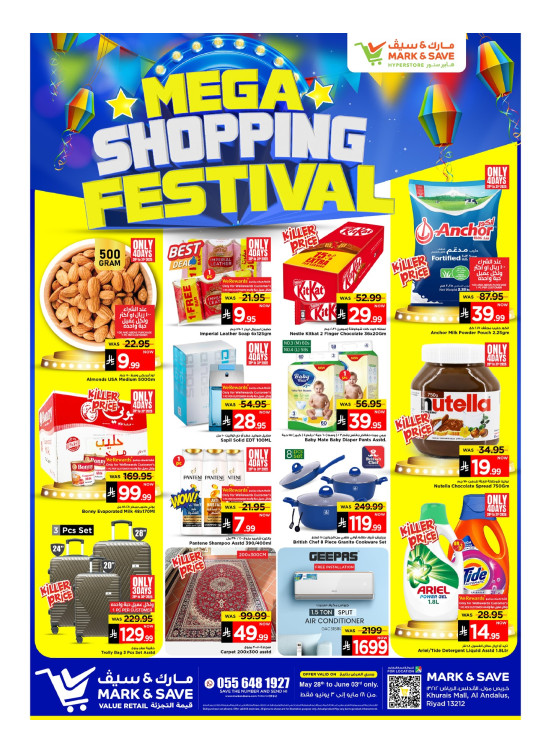 Mega Shopping Festival Offers - Riyadh from Mark & Save until 3rd June ...