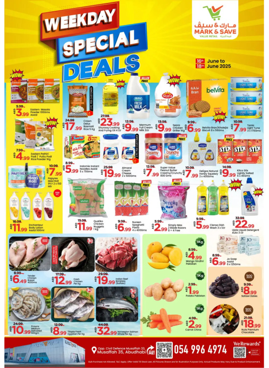 Weekday Special Deals - Musaffah, Abu Dhabi from Mark & Save until 18th June - Mark & Save UAE ...