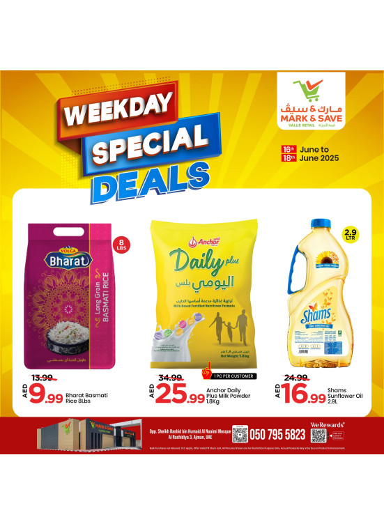 Special Deals - AL Rashidiya 3, Ajman from Mark & Save until 18th June ...