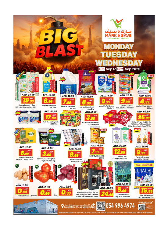 Big Blast - Musaffah, Abu Dhabi from Mark & Save until 3rd September - Mark & Save UAE Offers ...