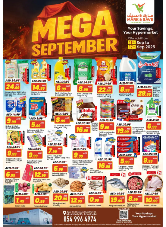 Mega September - Musaffah, Abu Dhabi from Mark & Save until 17th ...