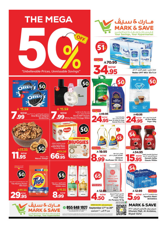 The Mega 50 Offers - Riyadh from Mark & Save until 20th September ...
