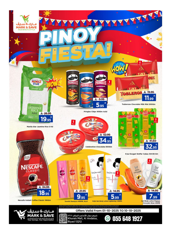 Pinoy Fiesta - Riyadh from Mark & Save until 10th October - Mark & Save ...