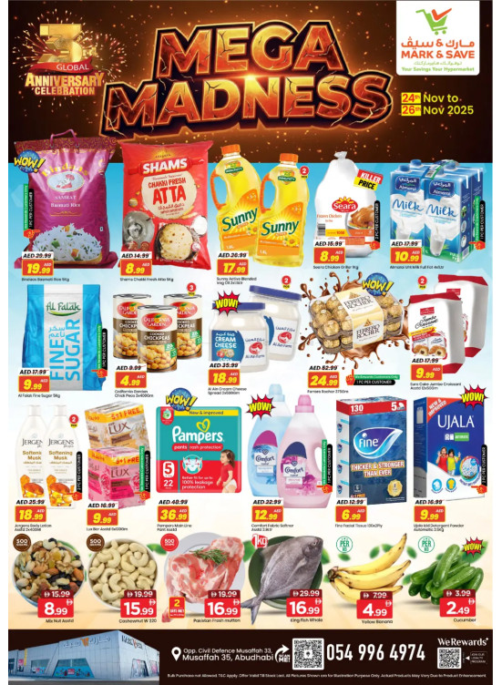 Mega Madness - Musaffah, Abu Dhabi from Mark & Save until 26th November - Mark & Save UAE Offers ...