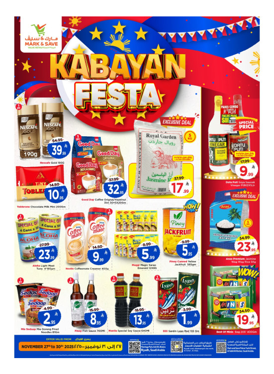 Kabayan Festa from Mark & Save until 30th November - Mark & Save KSA ...