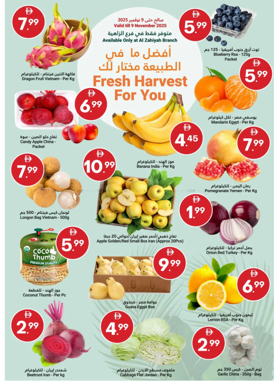 Fresh Harvest For You from Grand Emirates Market until 9th November ...