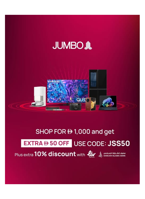It’s Time To Upgrade from Jumbo until 6th August - Jumbo UAE Offers ...
