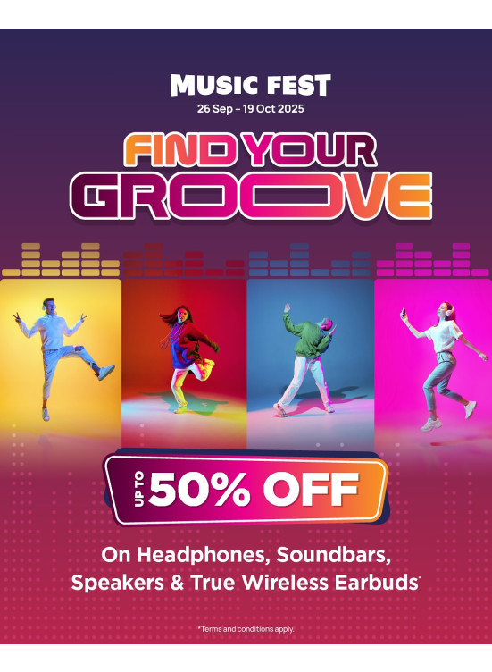 Find Your Groove from Jumbo until 19th October - Jumbo UAE Offers & Promotions