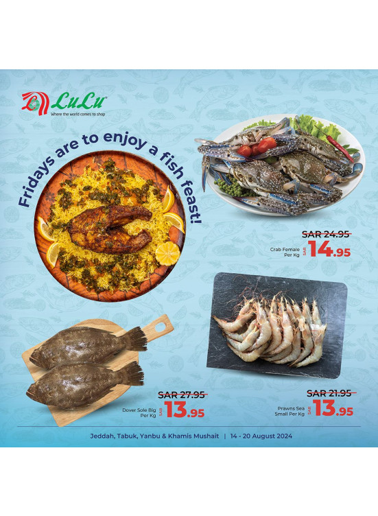 Fresh Fish Deals - Jeddah, Tabuk, Yanbu and Khamis Mushait from Lulu ...