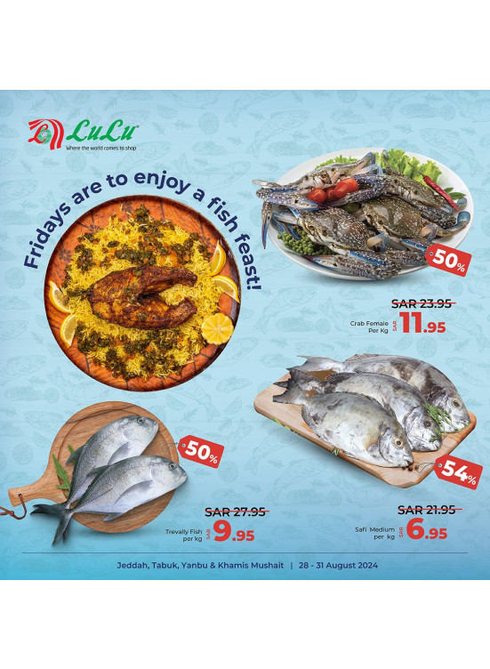 Fresh Fish Deals - Jeddah, Tabuk, Yanbu and Khamis Mushait from Lulu ...