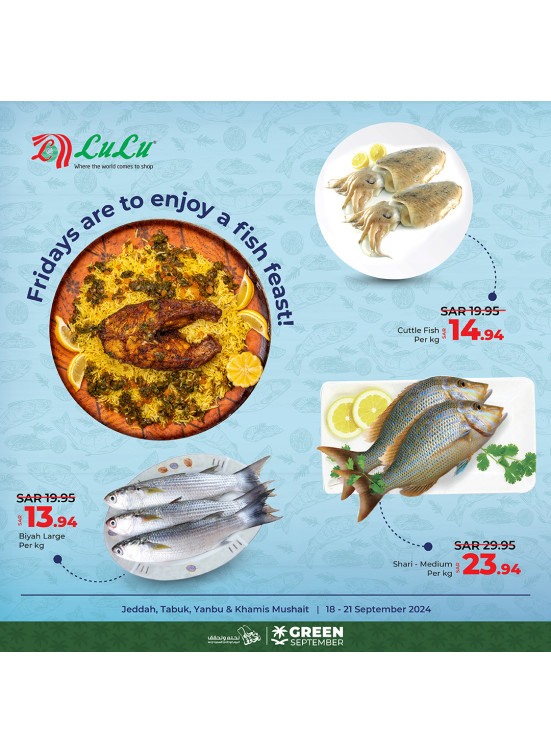 Fresh Fish Deals - Jeddah, Tabuk, Yanbu and Khamis Mushait from Lulu ...