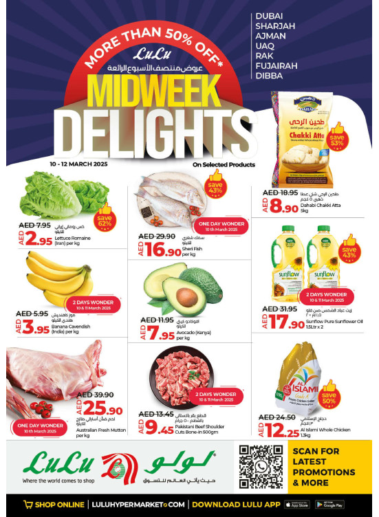 Midweek Delights - Dubai & Northern Emirates from Lulu until 12th March ...