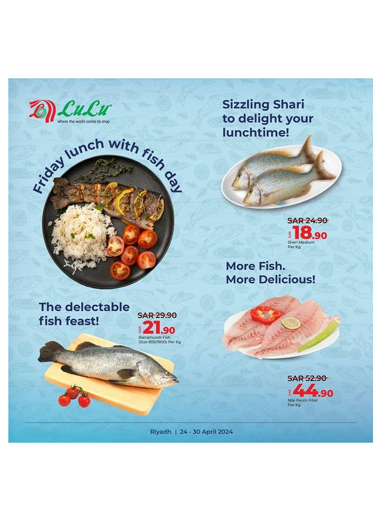 Fish Deals - Riyadh, Hail, Al-Kharj and Unayzah from Lulu until 30th ...