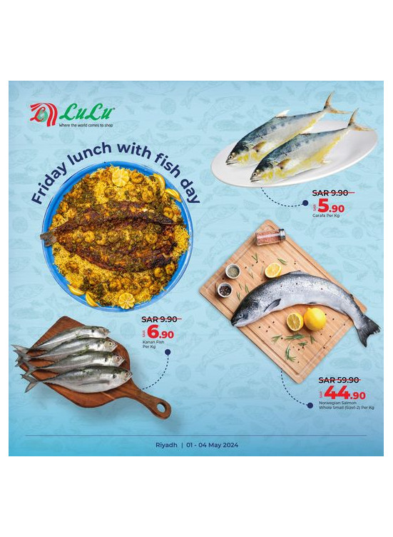 Fish Deals - Riyadh, Hail, Al Kharj and Unayzah from Lulu until 4th May ...