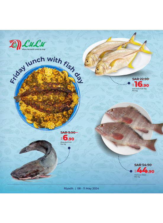 Fish Deals from Lulu until 11th May - Lulu KSA Offers & Promotions