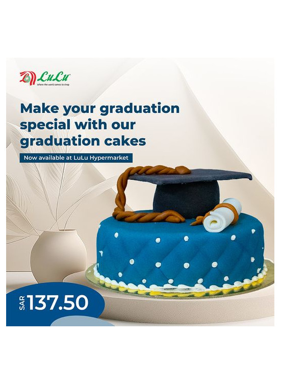 Graduation Cake Offer from Lulu until 14th June - Lulu KSA Offers ...