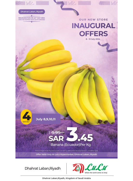 Inaugural Offers, Vol 4 - Dharat Laban from Lulu until 13th July - Lulu ...