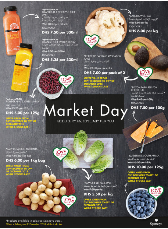 Monday Market Day from Spinneys until 3rd December - Spinneys UAE ...