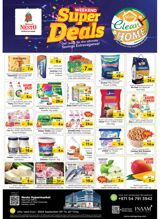Weekend Grabs Near Karama Post Office Dubai From Nesto Until 22nd