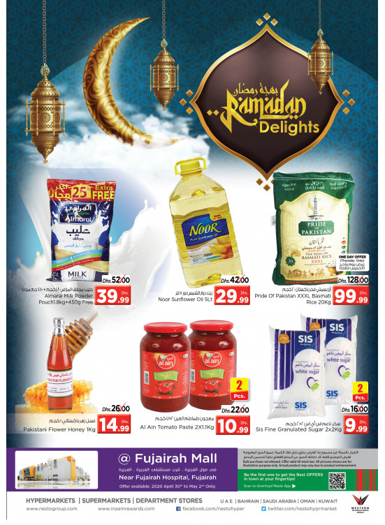 Ramadan Delights - Fujairah from Nesto until 2nd May - Nesto UAE Offers ...
