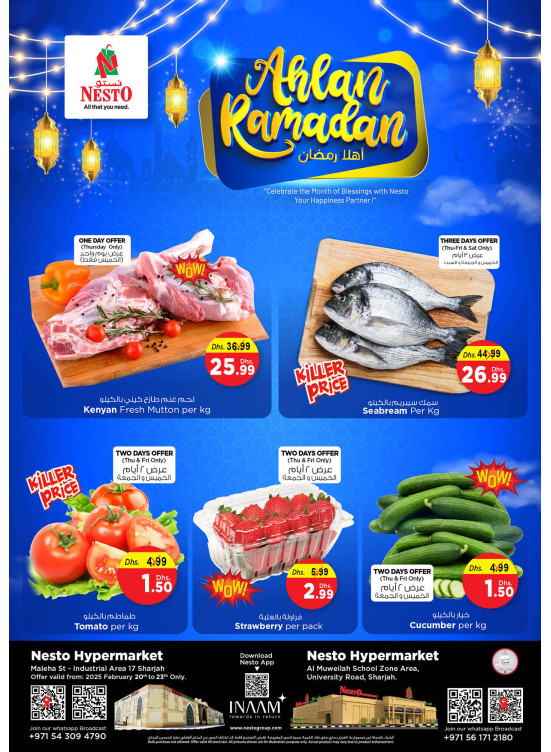 Weekend Grabs - Maleha from Nesto until 23rd February - Nesto UAE ...