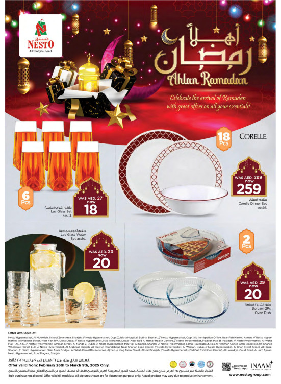 Ahlan Ramadan from Nesto until 9th March - Nesto UAE Offers & Promotions