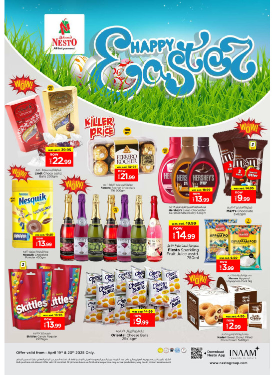 Easter Deals from Nesto until 20th April - Nesto UAE Offers & Promotions