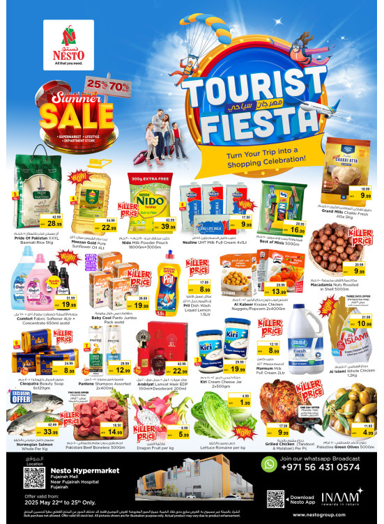 Weekend Grabs - Fujairah from Nesto until 25th May - Nesto UAE Offers & Promotions