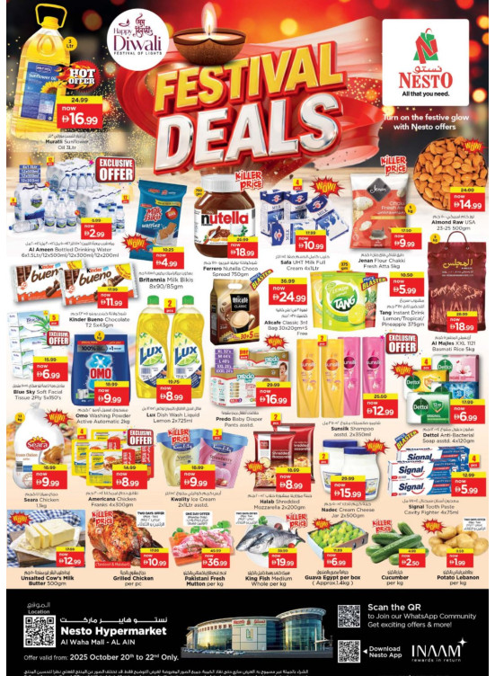Midweek Deals - Al Waha Mall, Al Ain from Nesto until 22nd October - Nesto UAE Offers & Promotions