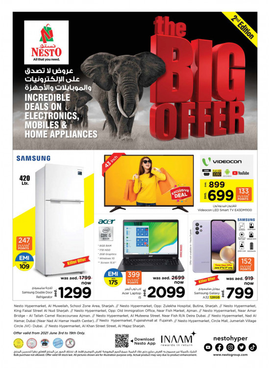 The Big Offers from Nesto until 19th June - Nesto UAE Offers & Promotions