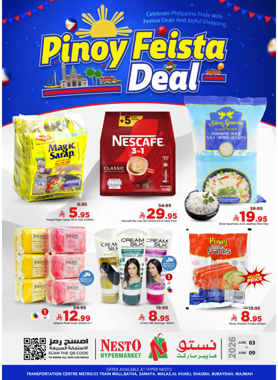 Pinoy Fiesta Deals - Riyadh, Al Kharj & Al Qassim from Nesto until 9th ...