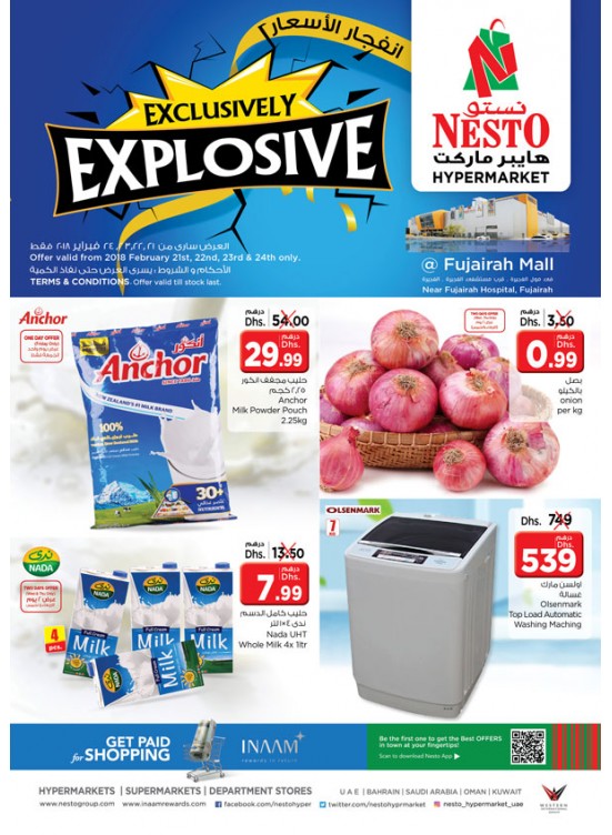Weekend Grabs - Fujairah from Nesto until 24th February - Nesto UAE Offers & Promotions