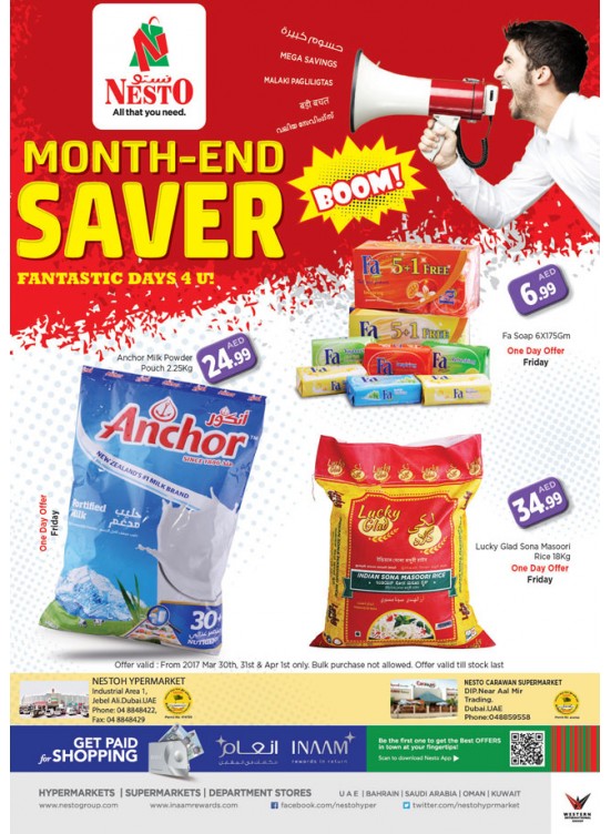 Weekend Grabs at Nesto Dubai from Nesto until 2nd April - Nesto UAE ...